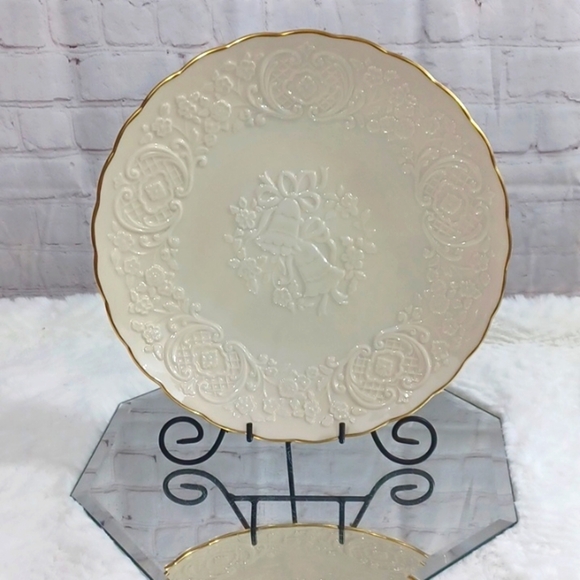 Lenox | Wall Decor | Vintage 8s Lenox Ceramic Wedding Plate 3x13 Ex ...